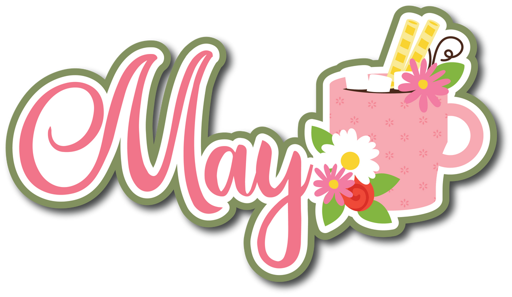 May - Scrapbook Page Title Die Cut – Autumn's Crafty Corner