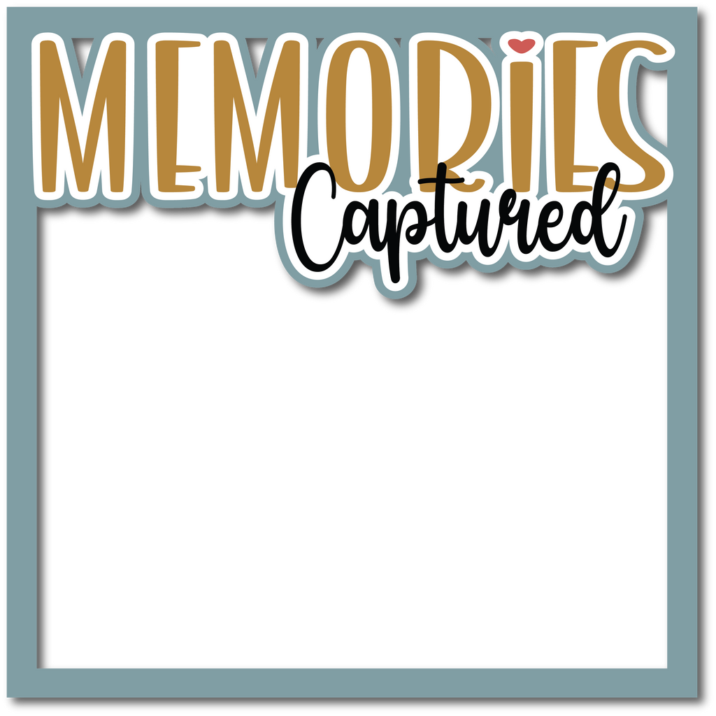 Memories Captured - Layered Overlay - Digital Cut File - SVG - INSTANT ...