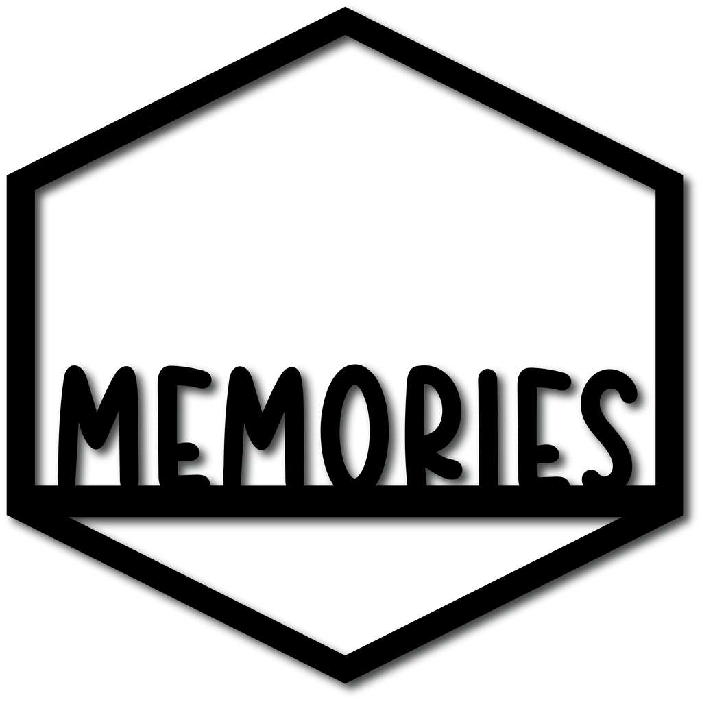 Memories - Scrapbook Overlay - Digital Cut File - SVG - INSTANT DOWNLO ...