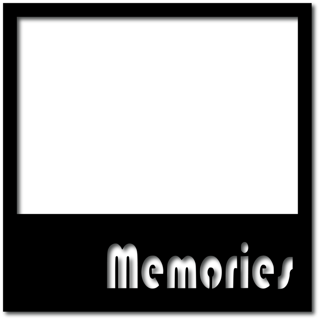 Memories - Scrapbook Overlay - Digital Cut File - SVG - INSTANT DOWNLO ...