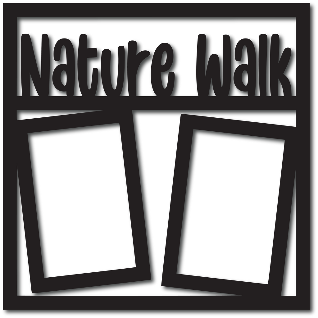 Nature Walk - 2 Vertical Frames - Digital Cut File - SVG - INSTANT DOW ...