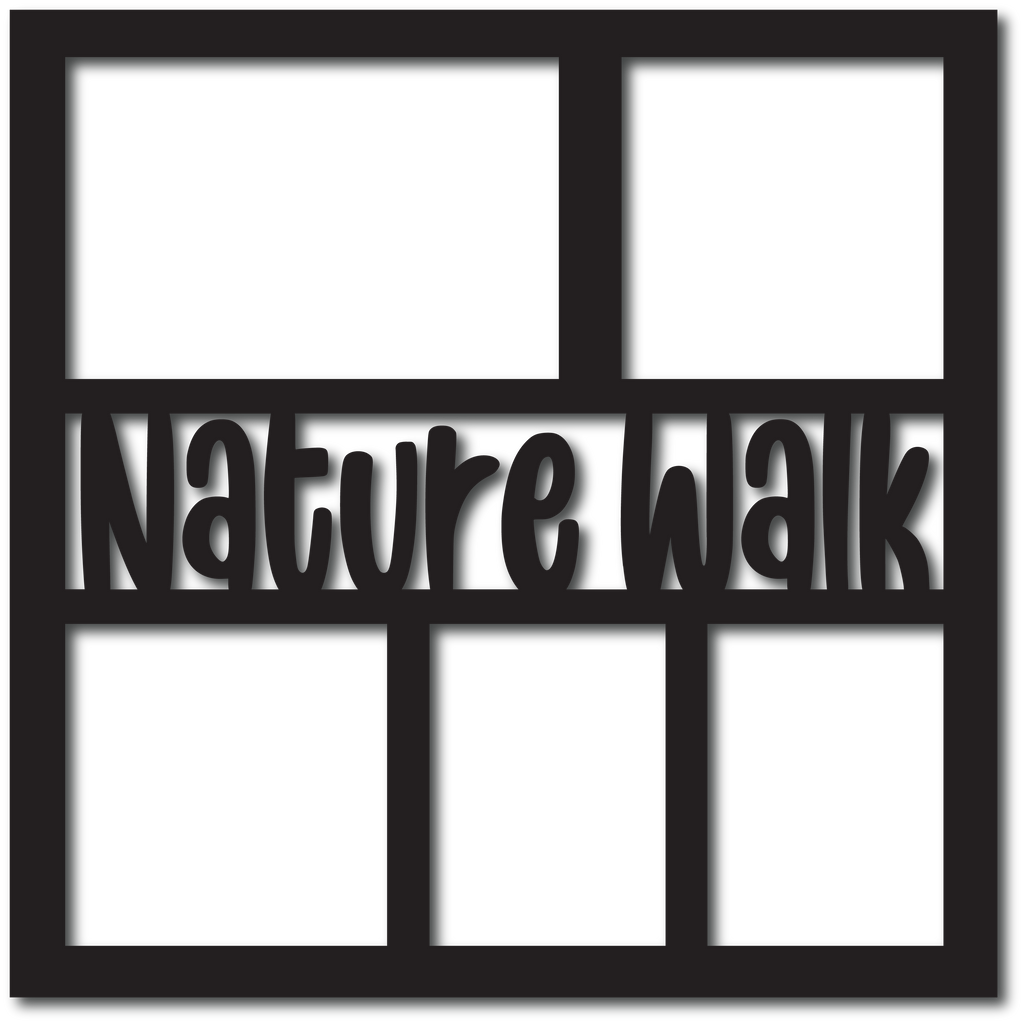 Nature Walk - 5 Frames - Digital Cut File - SVG - INSTANT DOWNLOAD ...