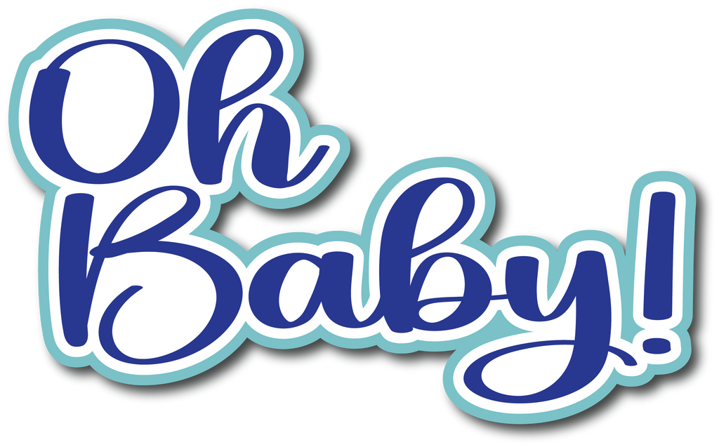 Oh Baby! - Scrapbook Page Title Sticker – Autumn's Crafty Corner