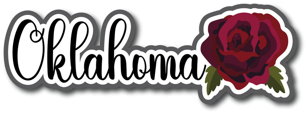 Oklahoma - Scrapbook Page Title Sticker – Autumn's Crafty Corner