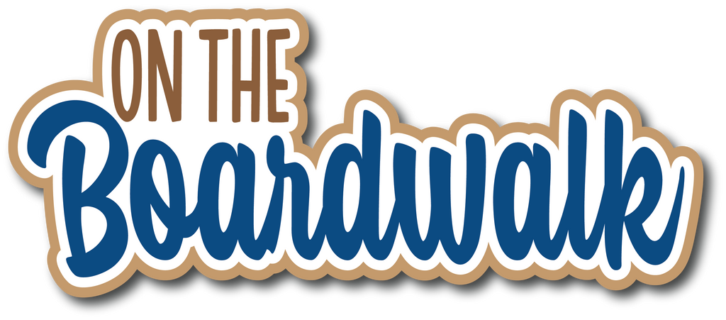 On the Boardwalk - Scrapbook Page Title Sticker – Autumn's Crafty Corner