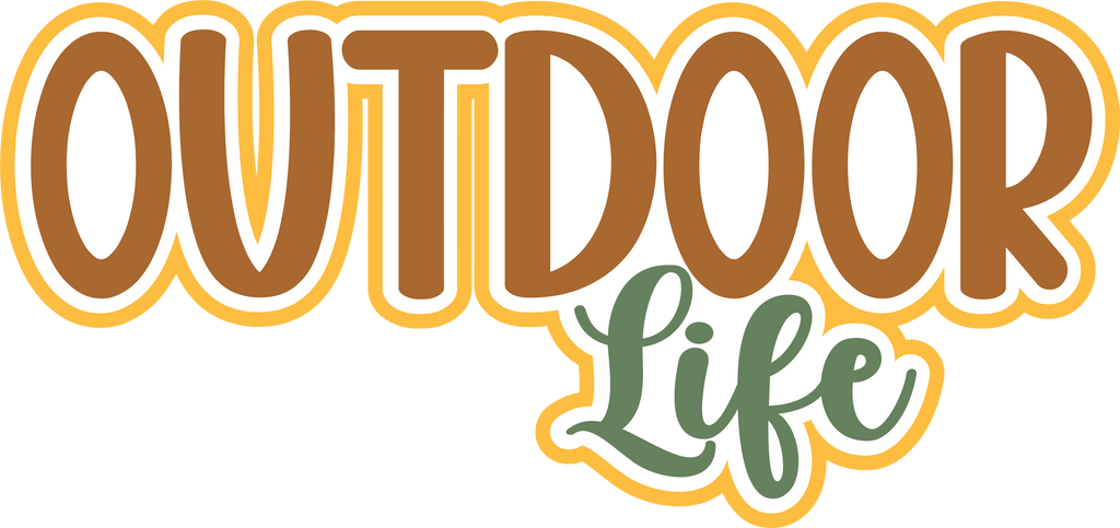 Outdoor Life - Scrapbook Page Title Sticker – Autumn's Crafty Corner
