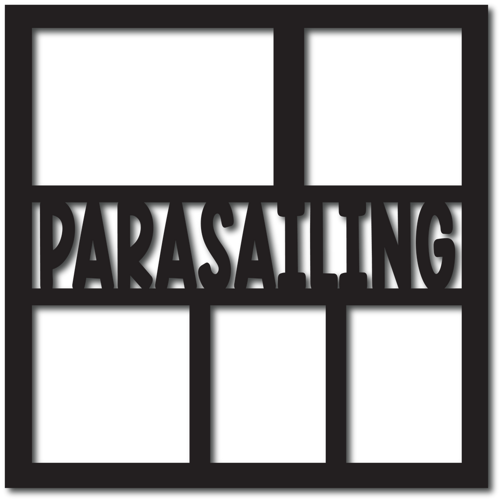 Parasailing - 5 Frames - Digital Cut File - SVG - INSTANT DOWNLOAD ...