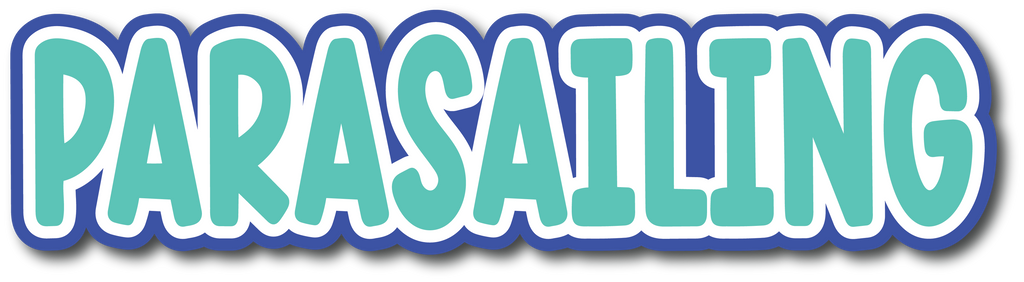 Parasailing - Scrapbook Page Title Sticker – Autumn's Crafty Corner