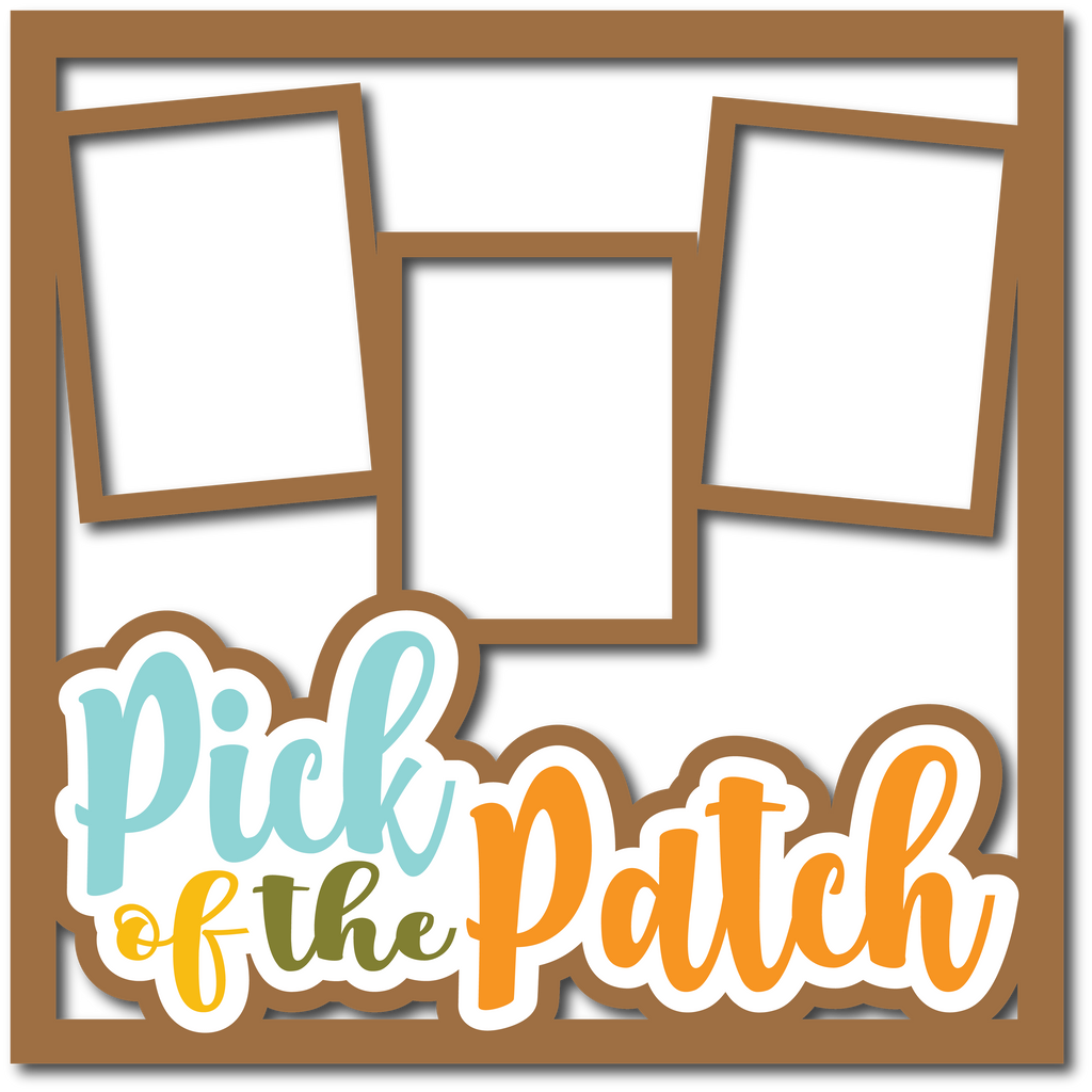 Pick of the Patch - 3 Frames - Layered Overlay - Digital Cut File - SV ...