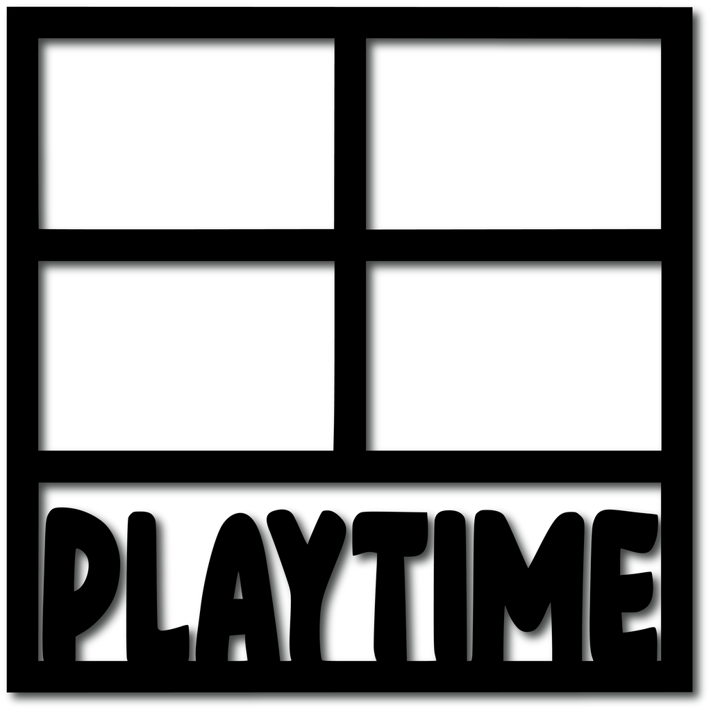 Playtime - 4 Frames - Digital Cut File - SVG - INSTANT DOWNLOAD ...