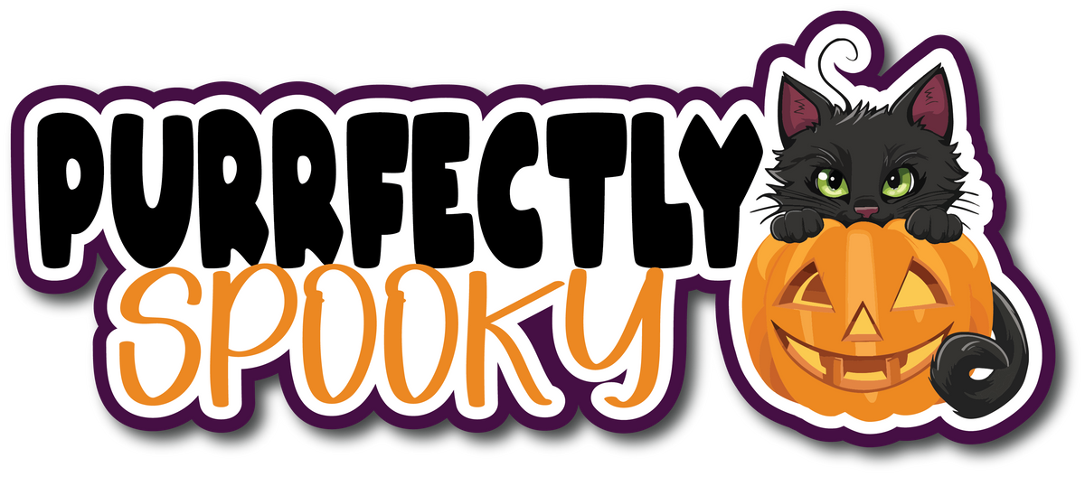Trick or Treat - Scrapbook Page Title Sticker – Autumn's Crafty Corner