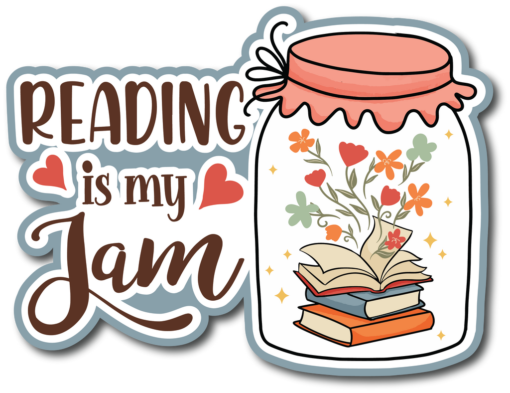 Reading is My Jam - Scrapbook Page Title Sticker – Autumn's Crafty Corner