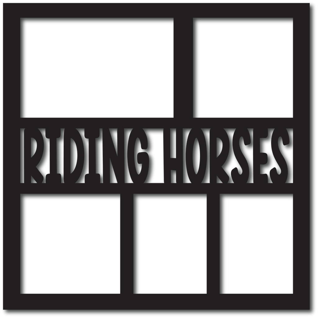 Riding Horses - 5 Frames - Digital Cut File - SVG - INSTANT DOWNLOAD ...