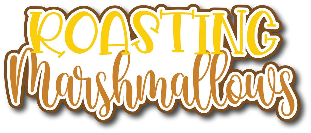 Roasting Marshmallows - Scrapbook Page Title Sticker – Autumn's Crafty ...