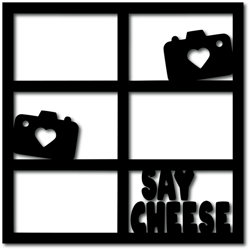 Say Cheese - 6 Frames - Digital Cut File - SVG - INSTANT DOWNLOAD ...