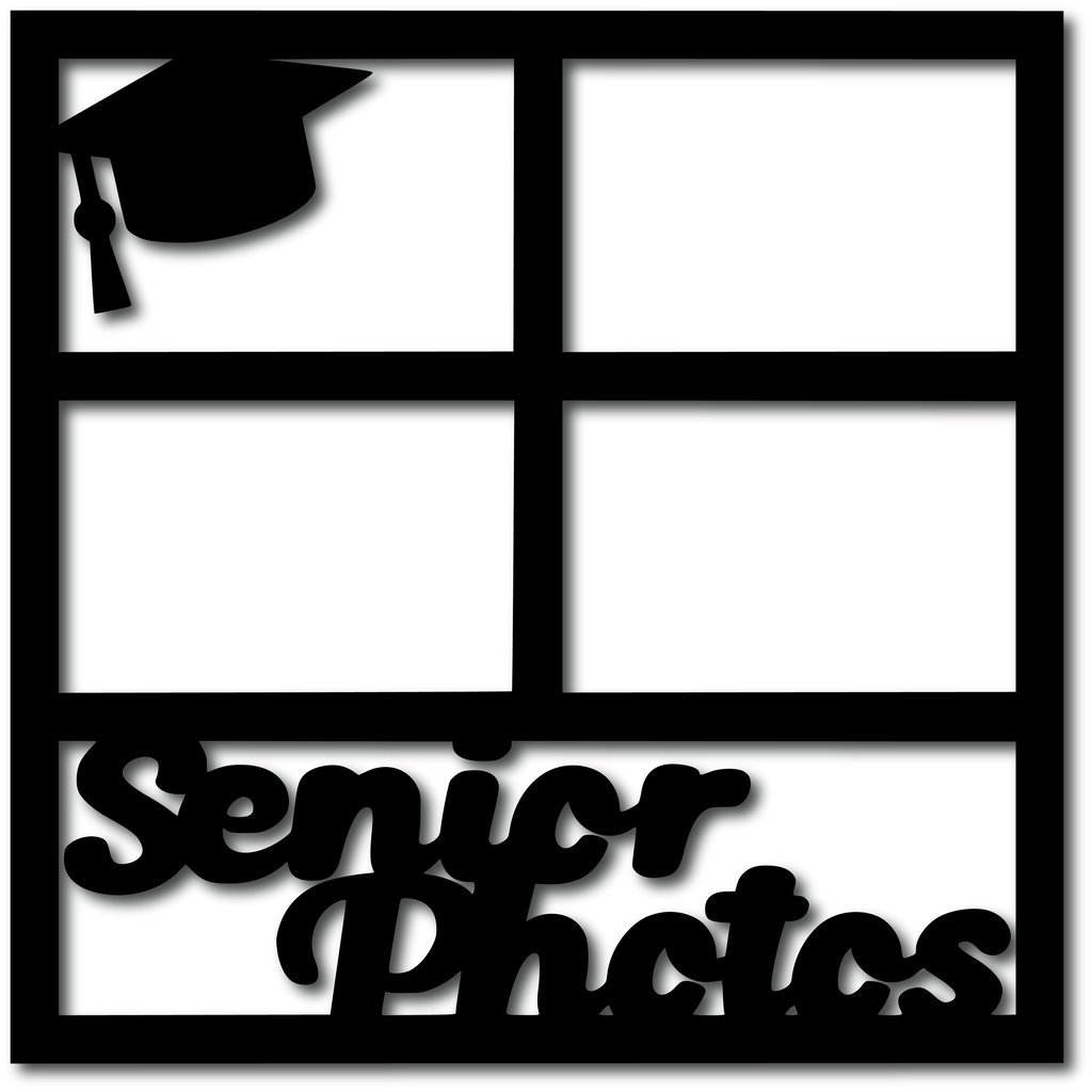 Senior Photos - 4 Frames - Digital Cut File - SVG - INSTANT DOWNLOAD ...