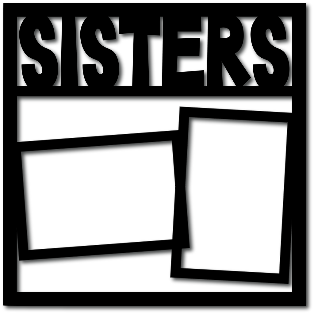 Sisters - 2 Frames - Digital Cut File - SVG - INSTANT DOWNLOAD – Autumn ...