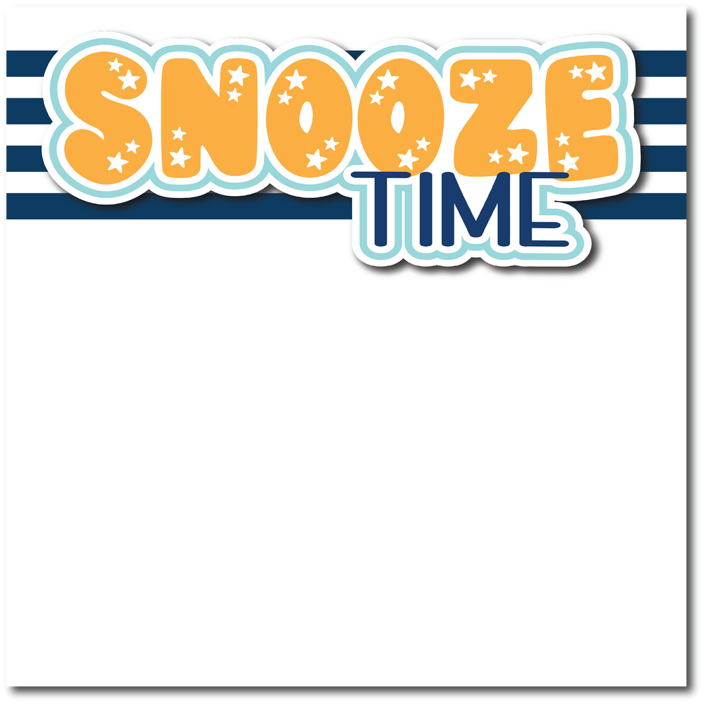 Snooze Time - Printed Premade Scrapbook Page 12x12 Layout – Autumn's ...