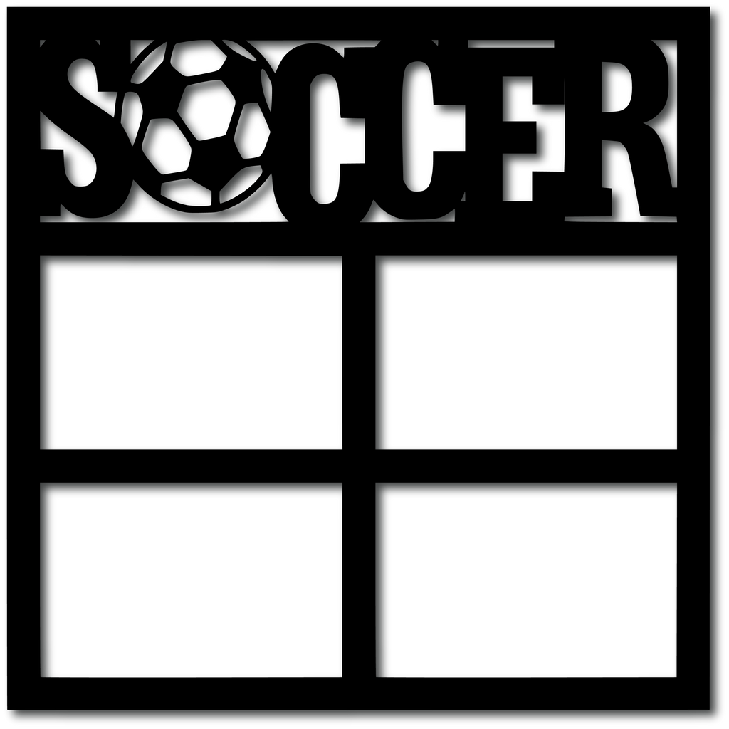 Soccer - 4 Frames - Digital Cut File - SVG - INSTANT DOWNLOAD – Autumn ...