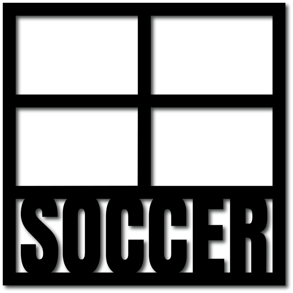 Soccer - 4 Frames - Digital Cut File - SVG - INSTANT DOWNLOAD – Autumn ...