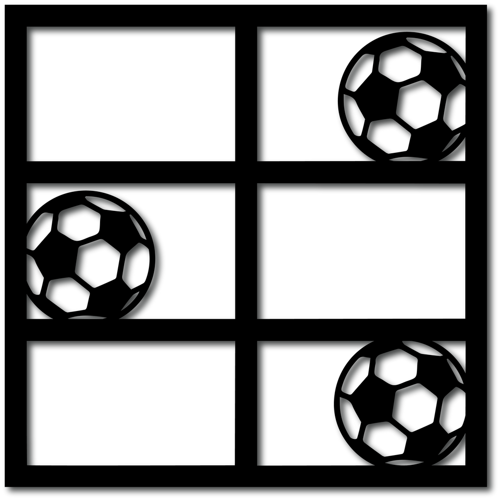 Soccer Balls - 6 Frames - Digital Cut File - SVG - INSTANT DOWNLOAD ...