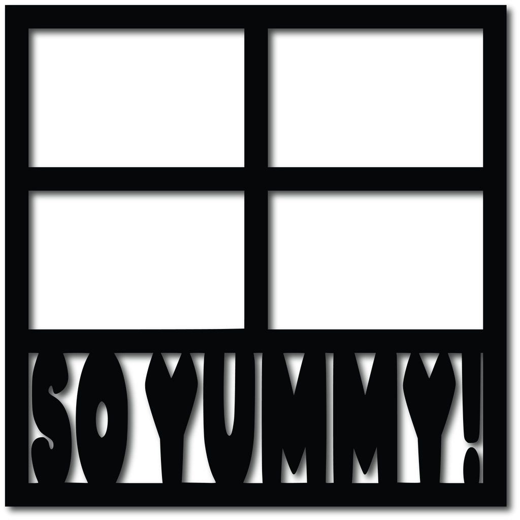 So Yummy! - 4 Frames - Digital Cut File - SVG - INSTANT DOWNLOAD ...