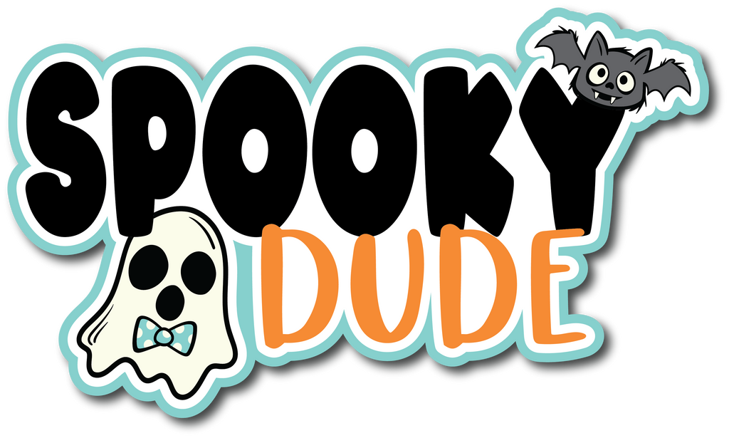 Spooky Dude - Scrapbook Page Title Sticker – Autumn's Crafty Corner