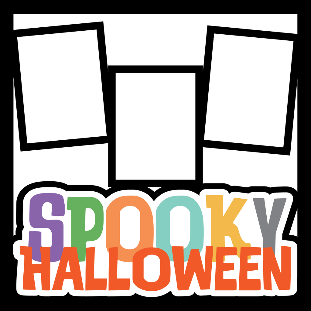 Spooky Halloween - Layered Overlay - Digital Cut File - SVG - INSTANT ...