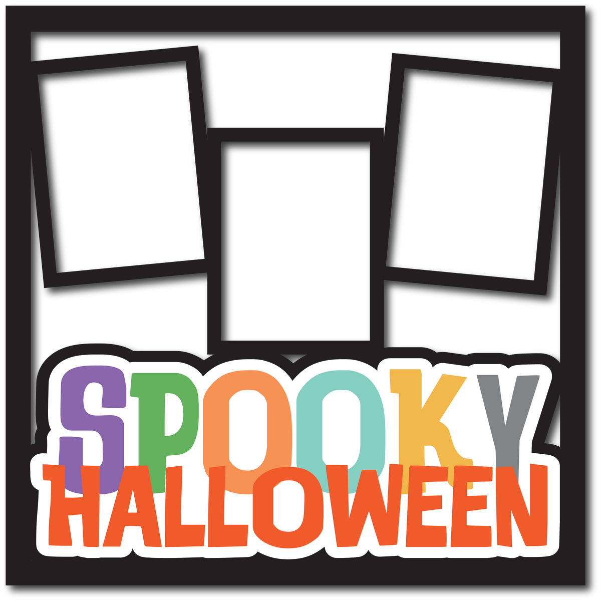 Friends - 6 Square Frames - Layered Overlay - Digital Cut File - SVG ...