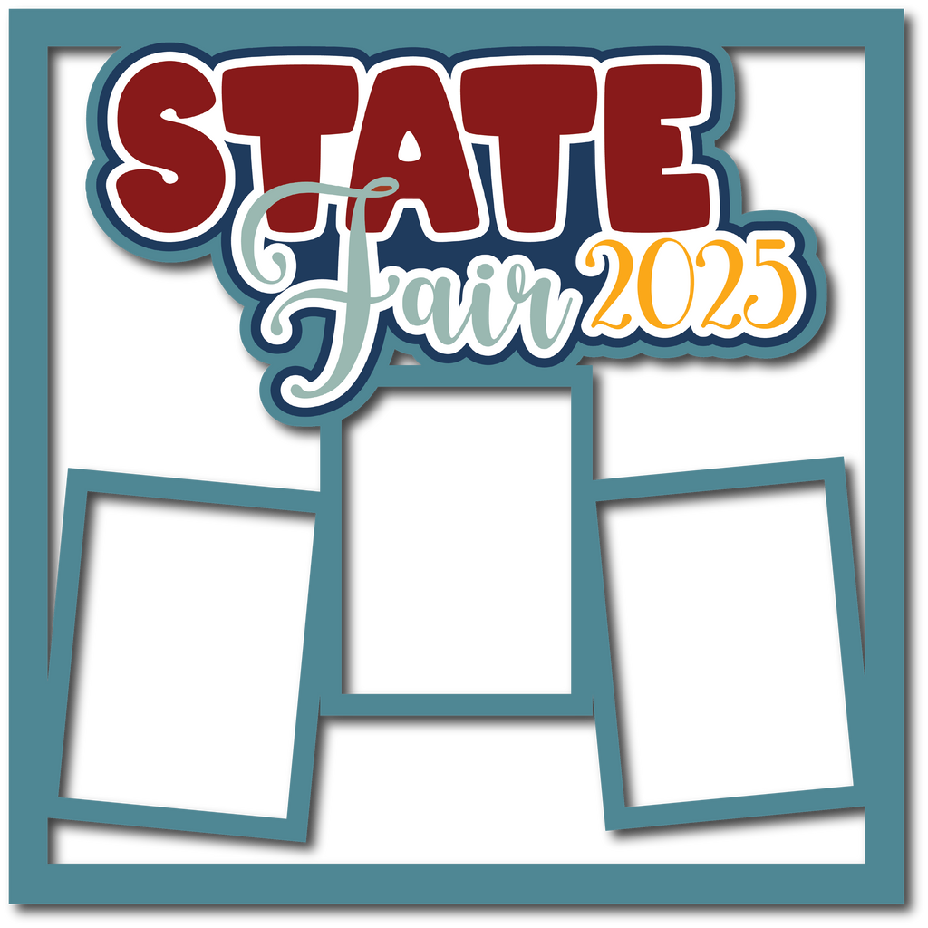 State Fair 2025 - 3 Frames - Scrapbook Page Layered Overlay Kit ...