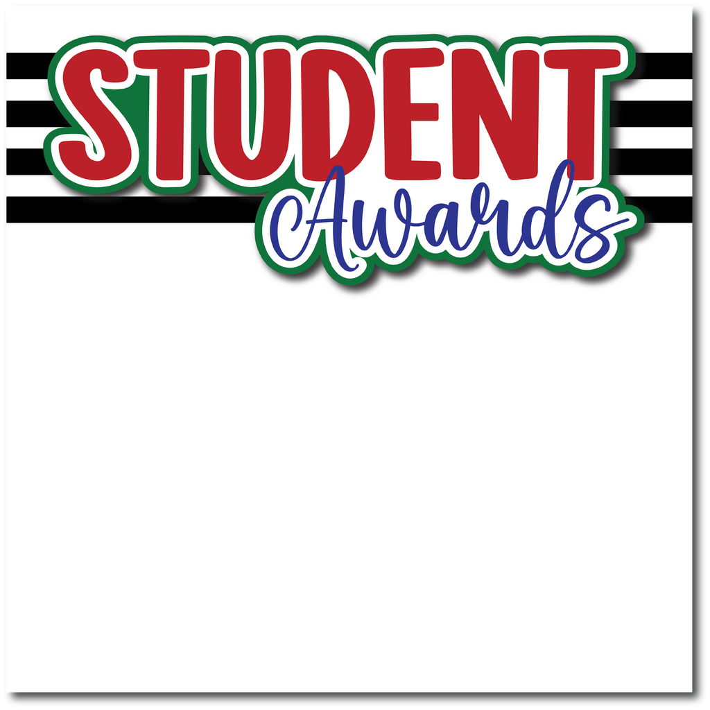 Student Awards - Printed Premade Scrapbook Page 12x12 Layout – Autumn's ...