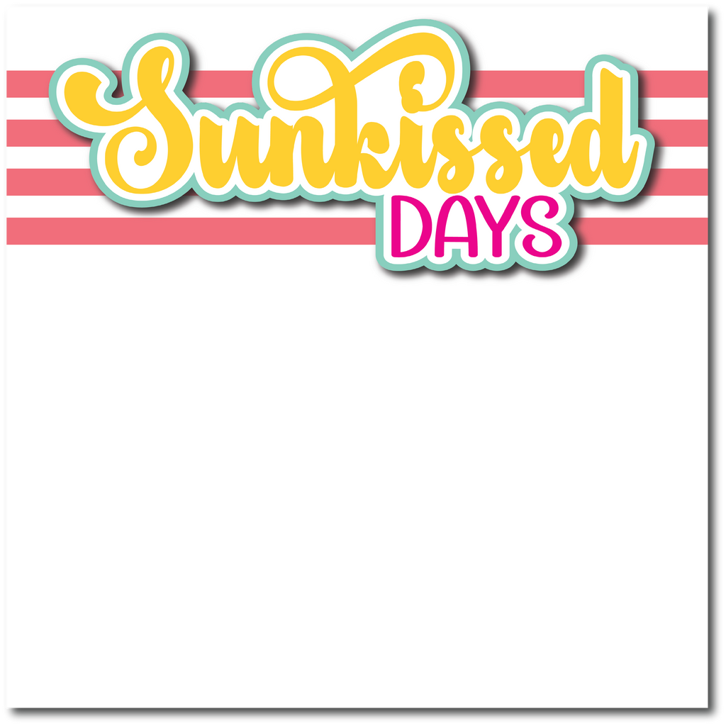 Sunkissed Days - Printed Premade Scrapbook Page 12x12 – Autumn's Crafty ...