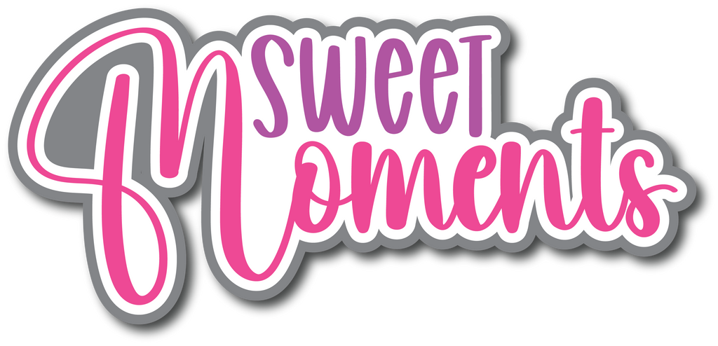 Sweet Moments - Scrapbook Page Title Sticker – Autumn's Crafty Corner