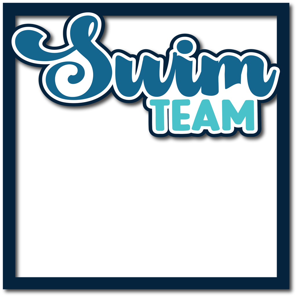 Swim Team - Layered Overlay - Digital Cut File - SVG - INSTANT DOWNLOA ...