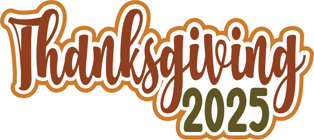 Thanksgiving 2025 - Scrapbook Page Title Sticker – Autumn's Crafty Corner