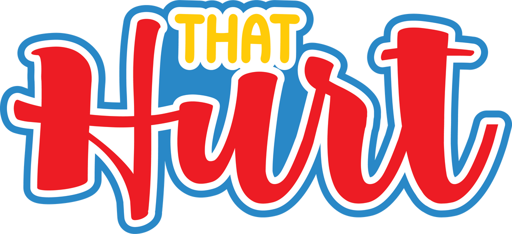 That Hurt - Scrapbook Page Title Sticker – Autumn's Crafty Corner