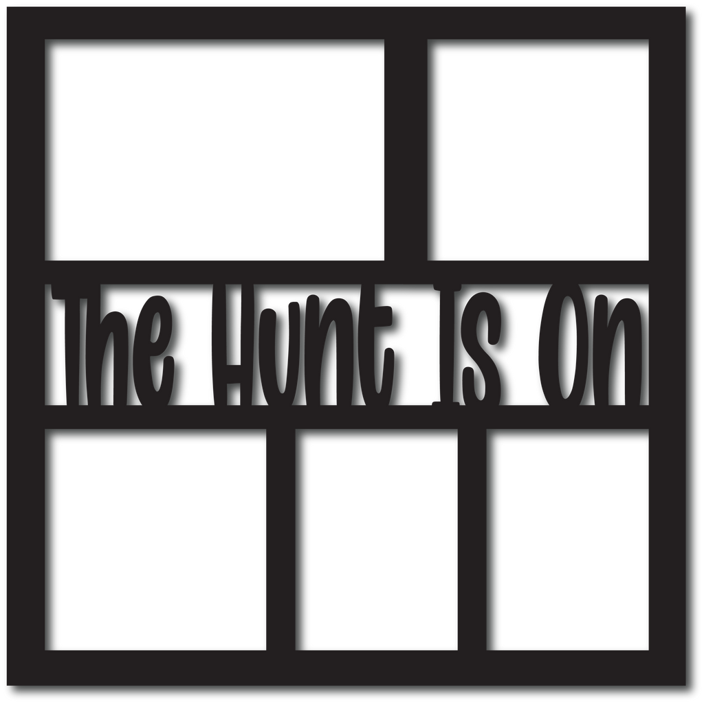 The Hunt is On - 5 Frames - Digital Cut File - SVG - INSTANT DOWNLOAD ...