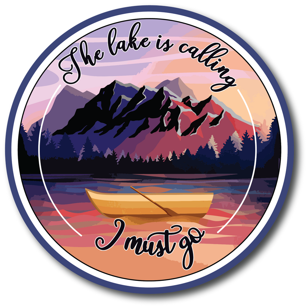 The Lake is Calling I Must Go - Scrapbook Page Title Sticker – Autumn's ...