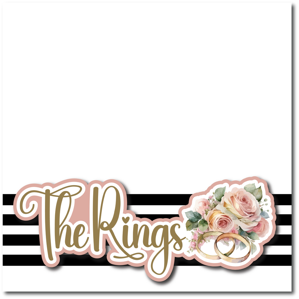 The Rings - Printed Premade Scrapbook Page 12x12 Layout – Autumn's ...