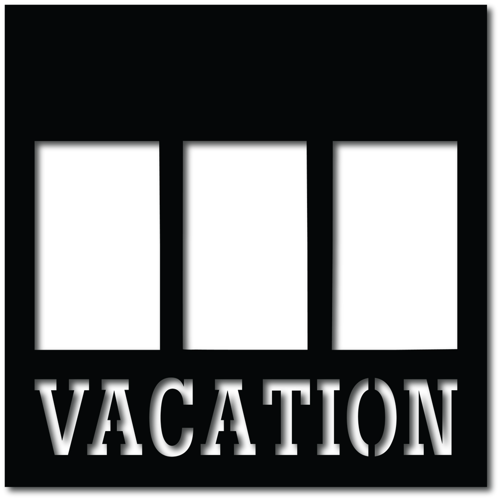 Vacation - 3 Frames - Digital Cut File - SVG - INSTANT DOWNLOAD ...