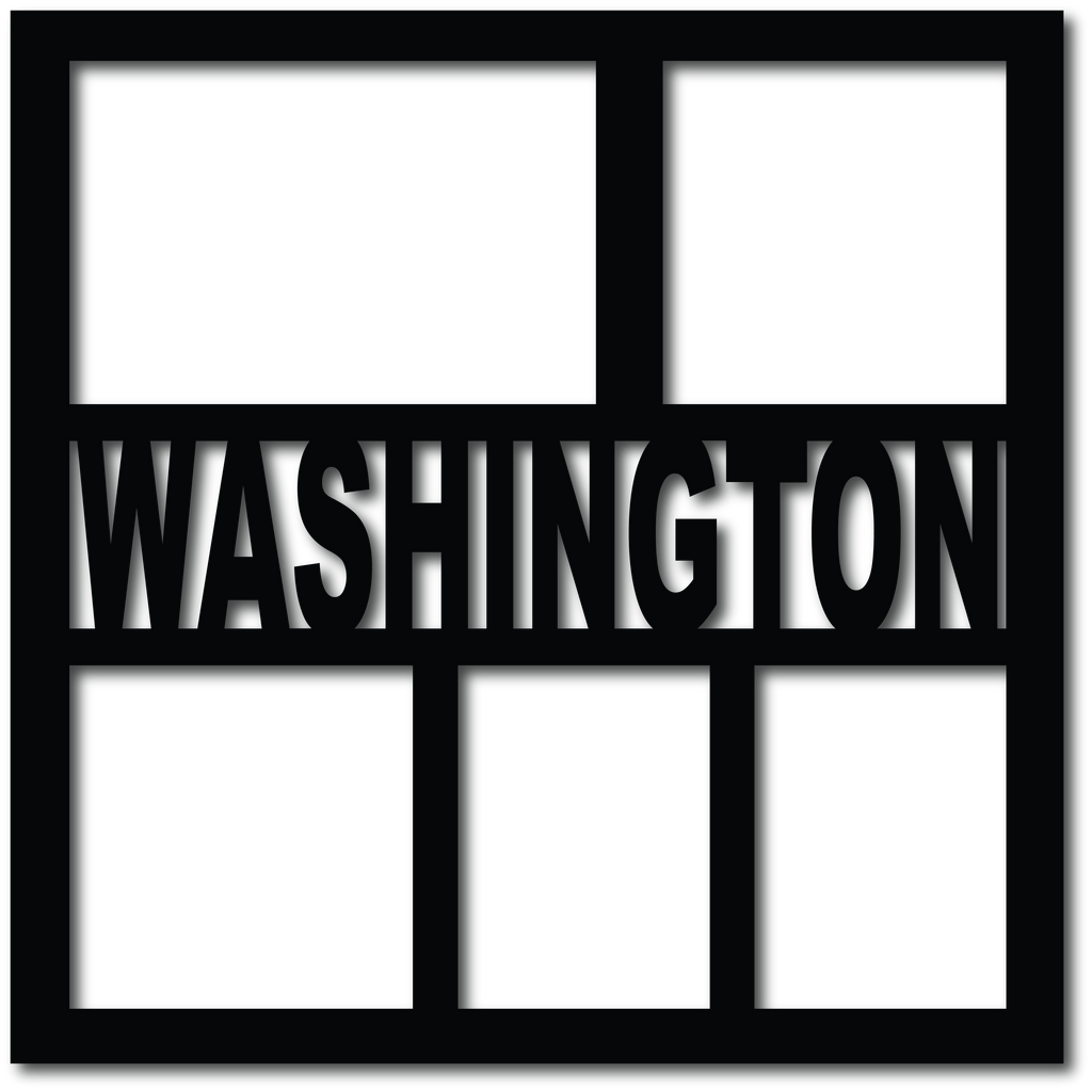 Washington - 5 Frames - Digital Cut File - SVG - INSTANT DOWNLOAD ...