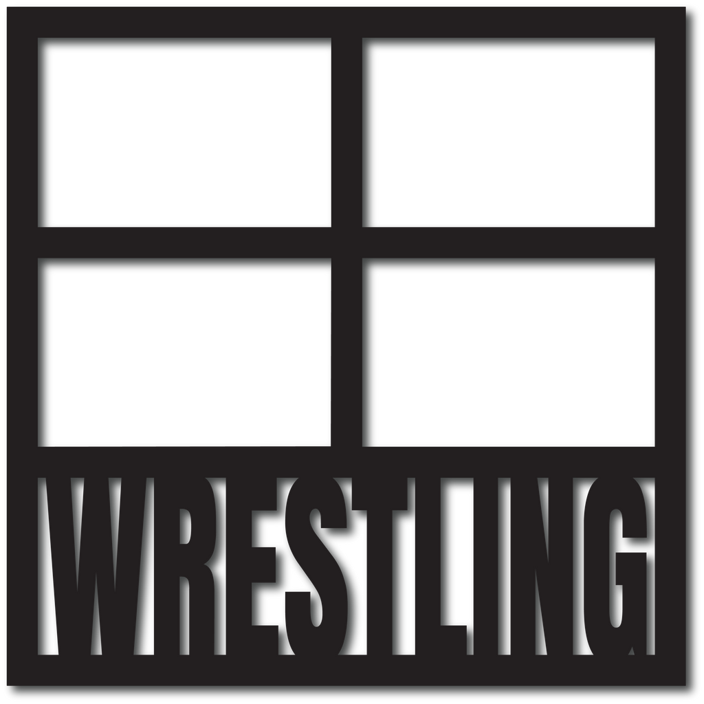 Wrestling - 4 Frames - Digital Cut File - SVG - INSTANT DOWNLOAD ...