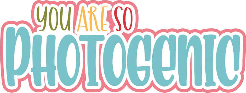You are so Photogenic - Scrapbook Page Title Sticker – Autumn's Crafty ...