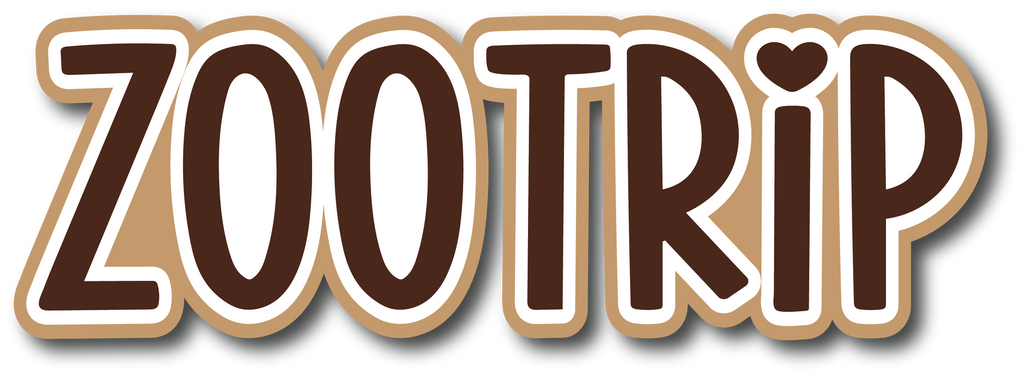 Zoo Trip - Scrapbook Page Title Sticker – Autumn's Crafty Corner