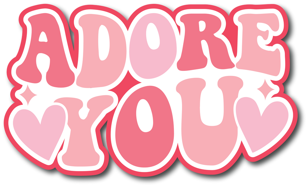 Adore You - Scrapbook Page Title Sticker – Autumn's Crafty Corner