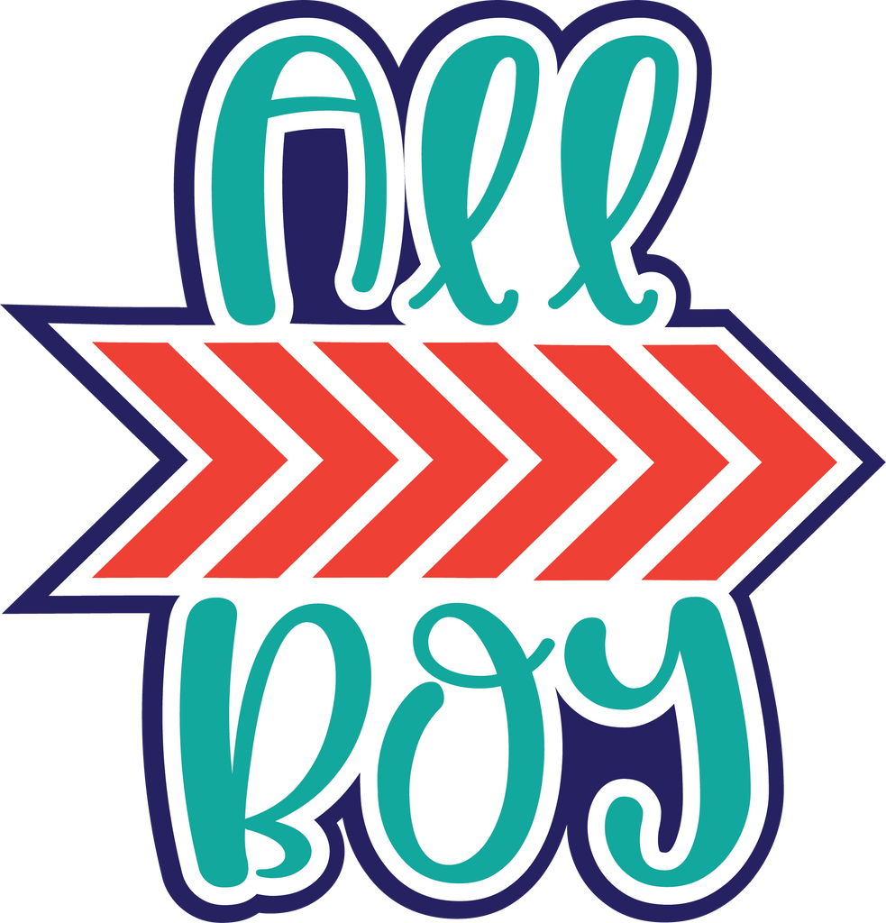 All Boy - Scrapbook Page Title Sticker – Autumn's Crafty Corner