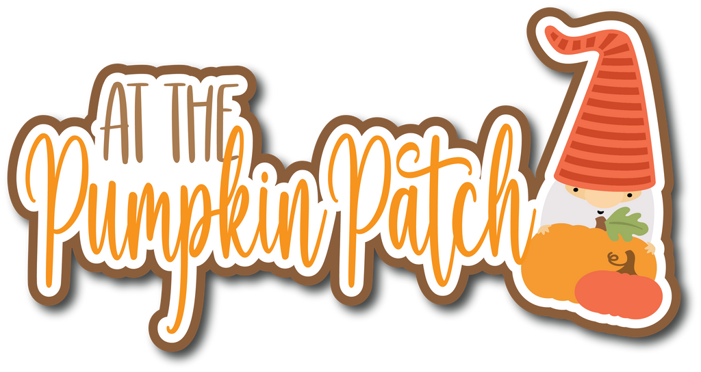At the Pumpkin Patch - Scrapbook Page Title Sticker – Autumn's Crafty ...