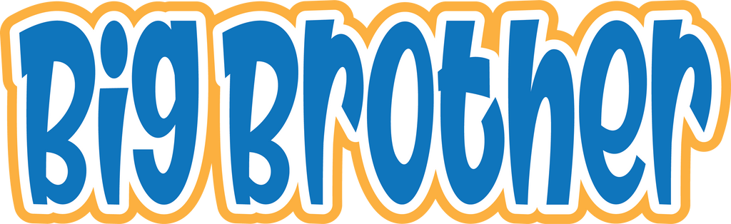 Big Brother - Scrapbook Page Title Sticker – Autumn's Crafty Corner