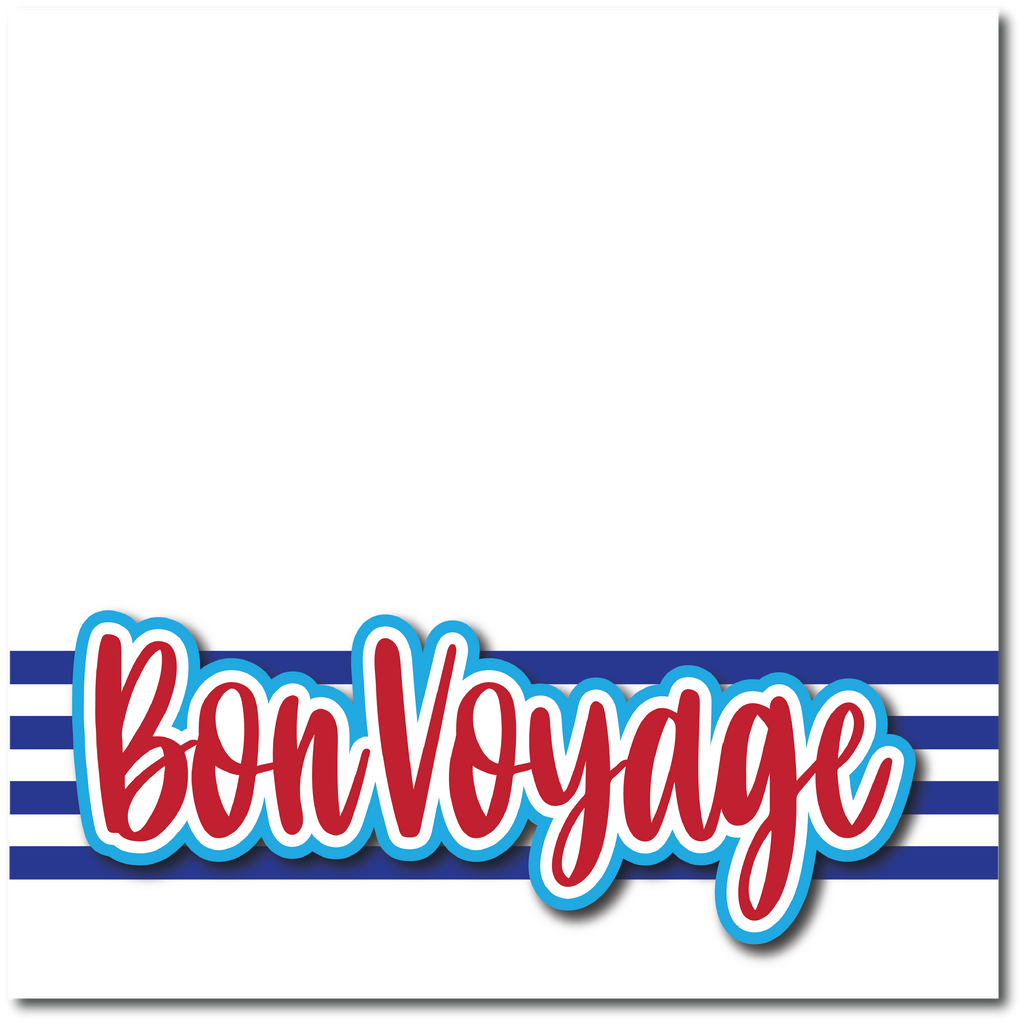 Bon Voyage - Printed Premade Scrapbook Page 12x12 Layout – Autumn's ...