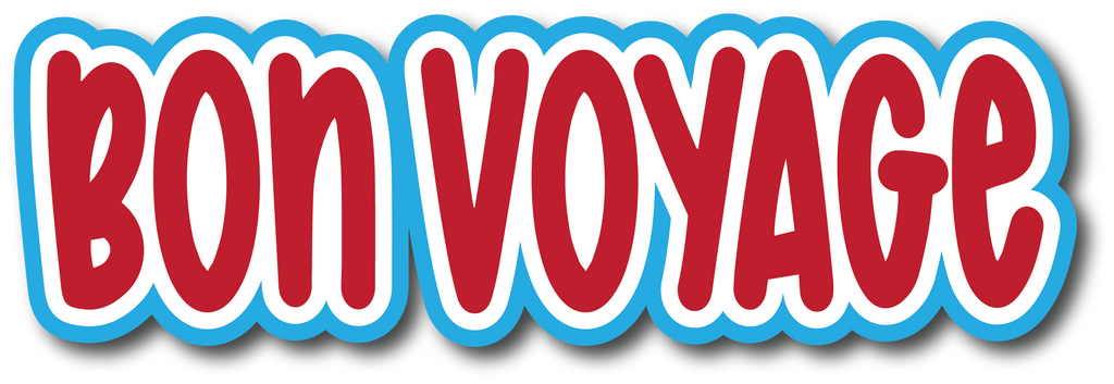 Bon Voyage - Scrapbook Page Title Sticker – Autumn's Crafty Corner